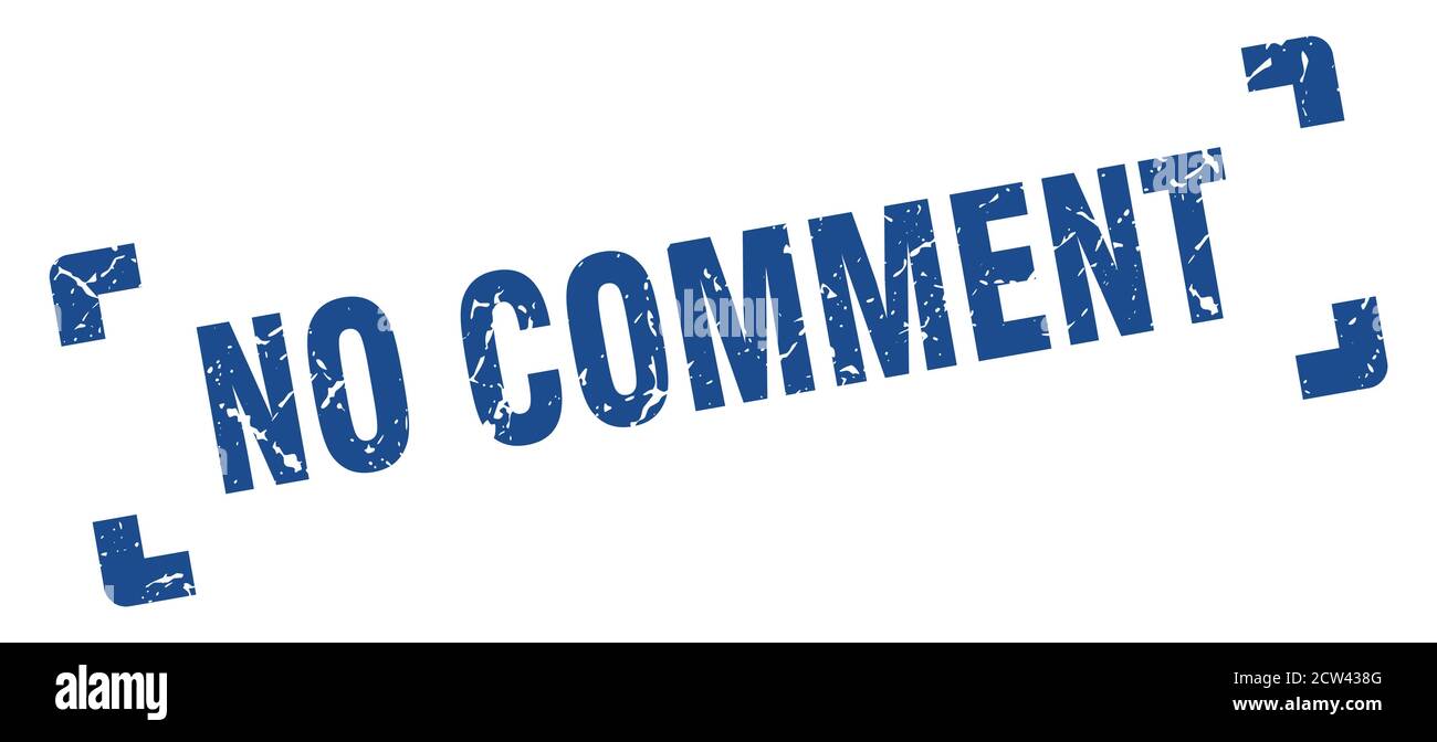 No Comment Stamp Stock Vector Images - Alamy