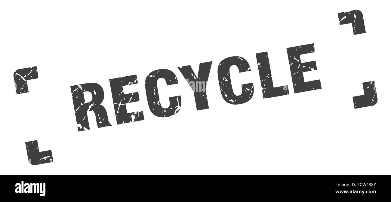 Recycle square Black and White Stock Photos & Images - Alamy