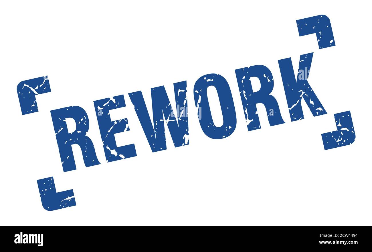 Rework seal hi-res stock photography and images - Alamy