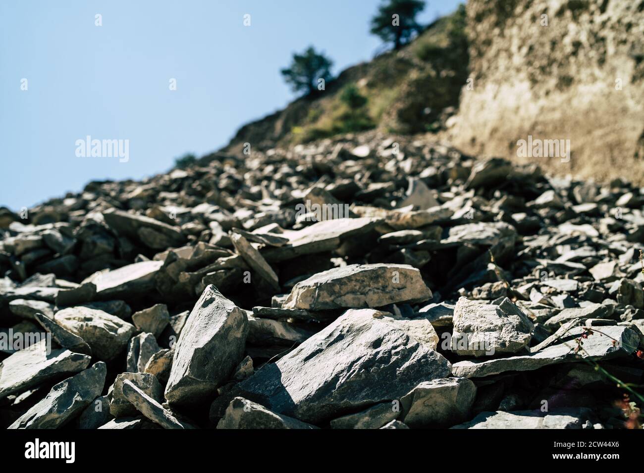 Destroyed mountain hi-res stock photography and images - Alamy