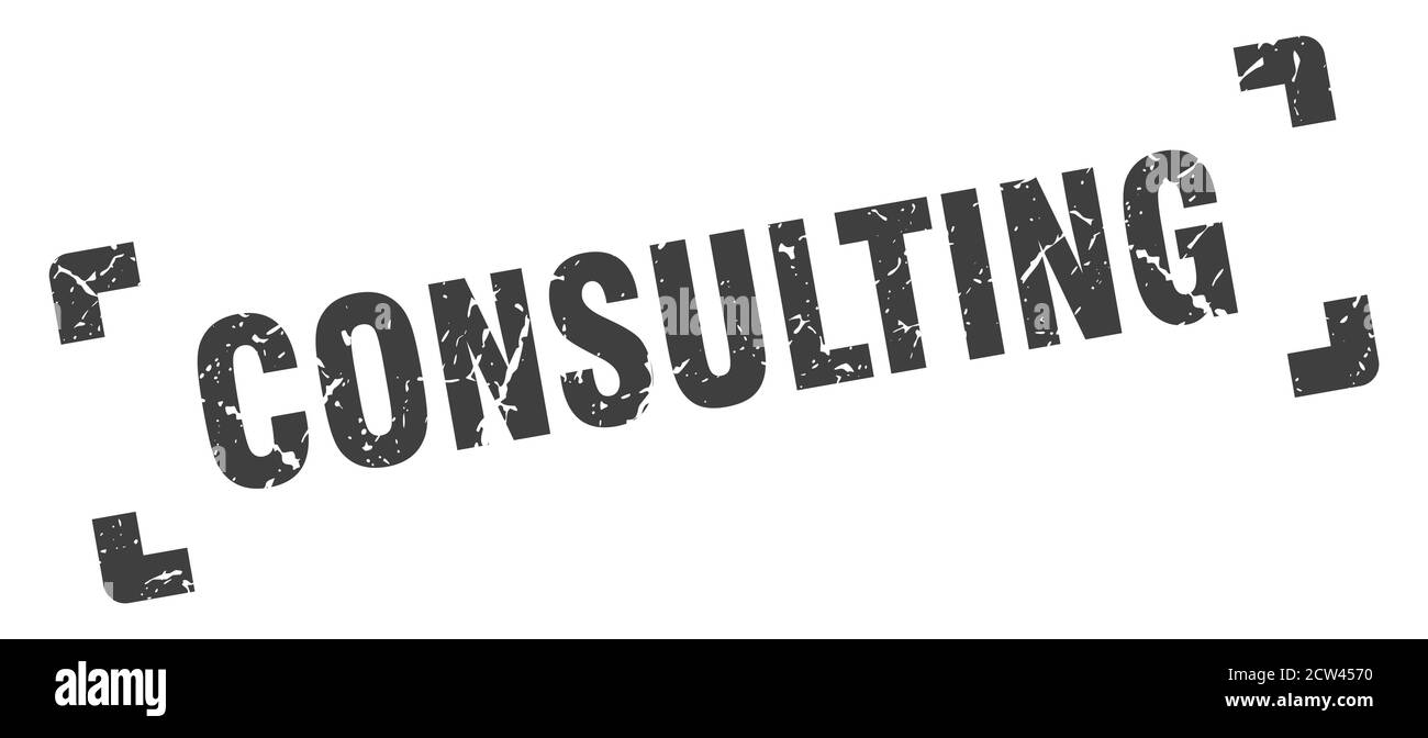 Consult square stamp grunge Stock Vector Images - Alamy