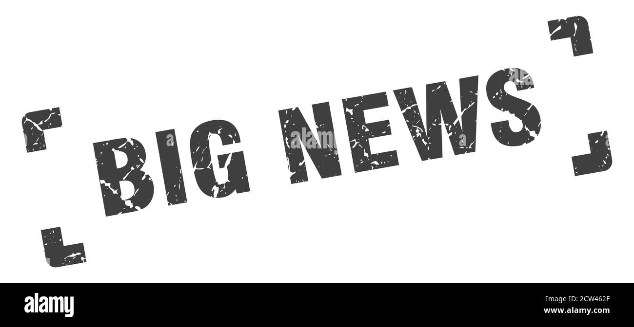 Big news stamp Stock Vector Images - Alamy