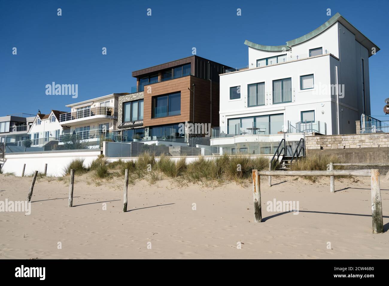 Expensive high end beachfront properties in Sandbanks Poole Dorset ...