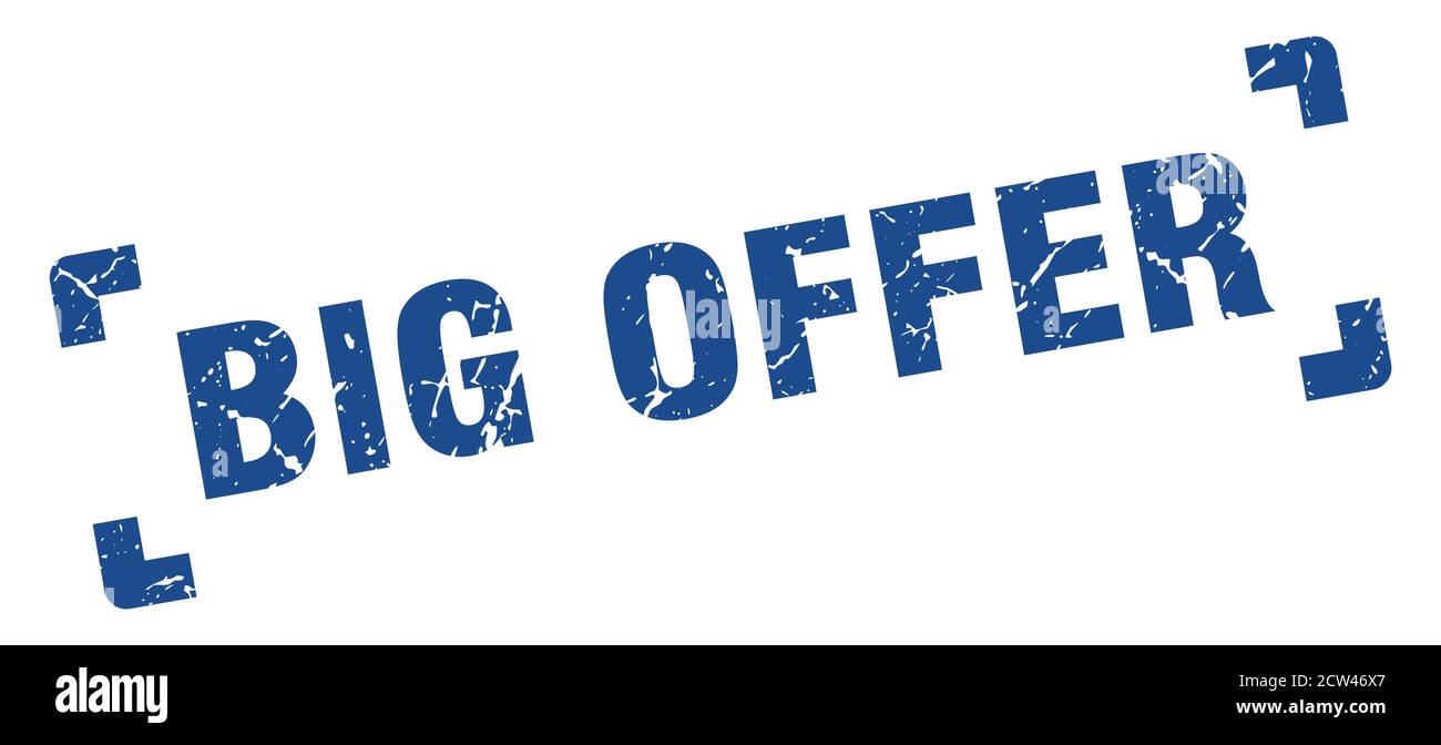 Big offer stamp square hi-res stock photography and images - Alamy