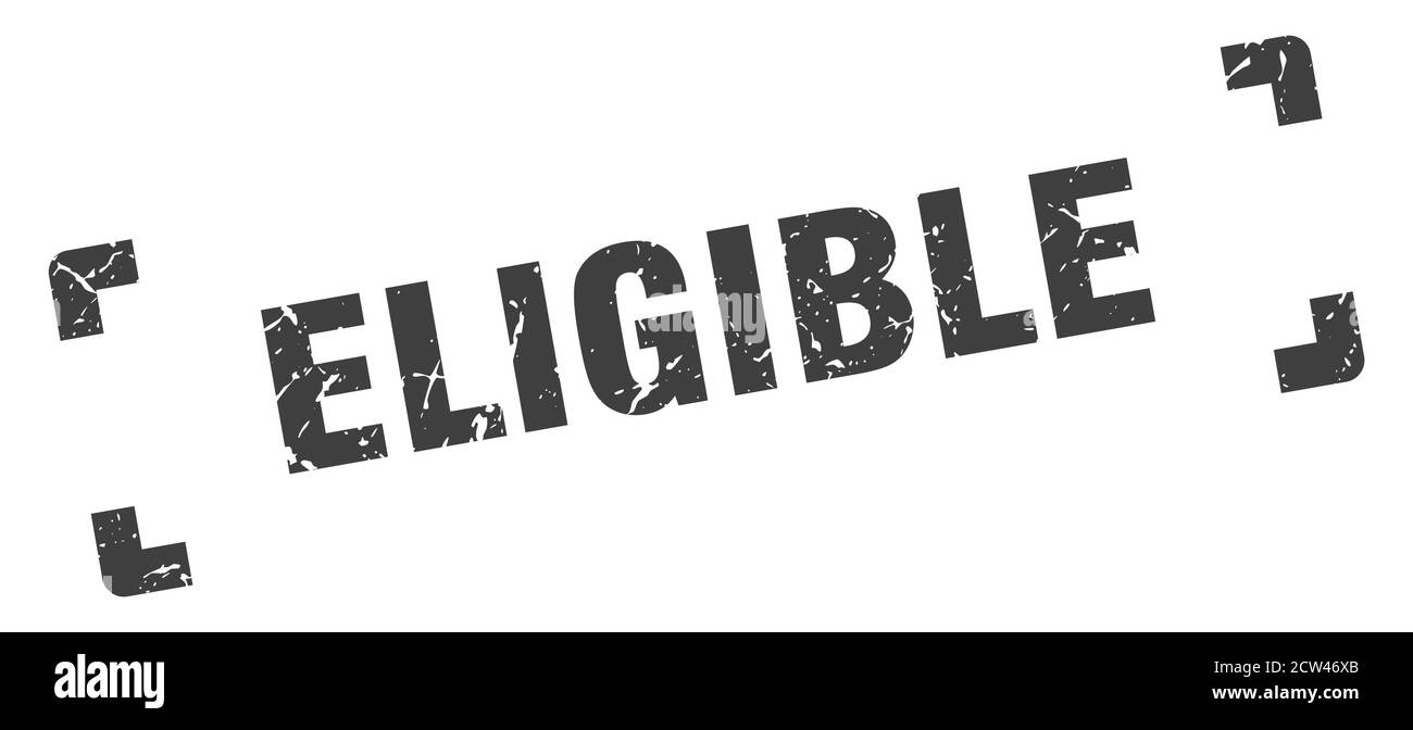 Eligible stamp square grunge Stock Vector Images - Alamy