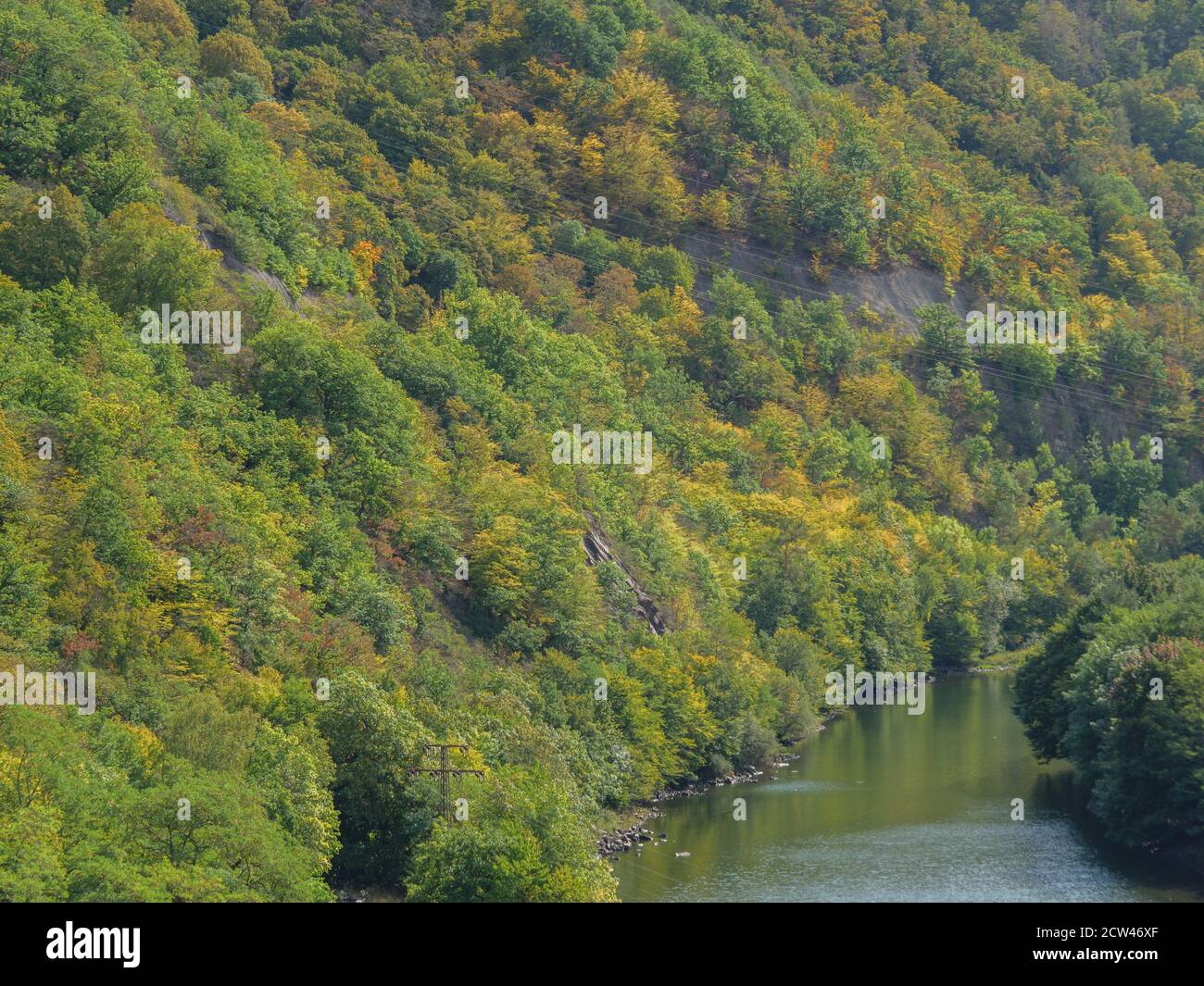 the edersee and the city of waldeck Stock Photo - Alamy