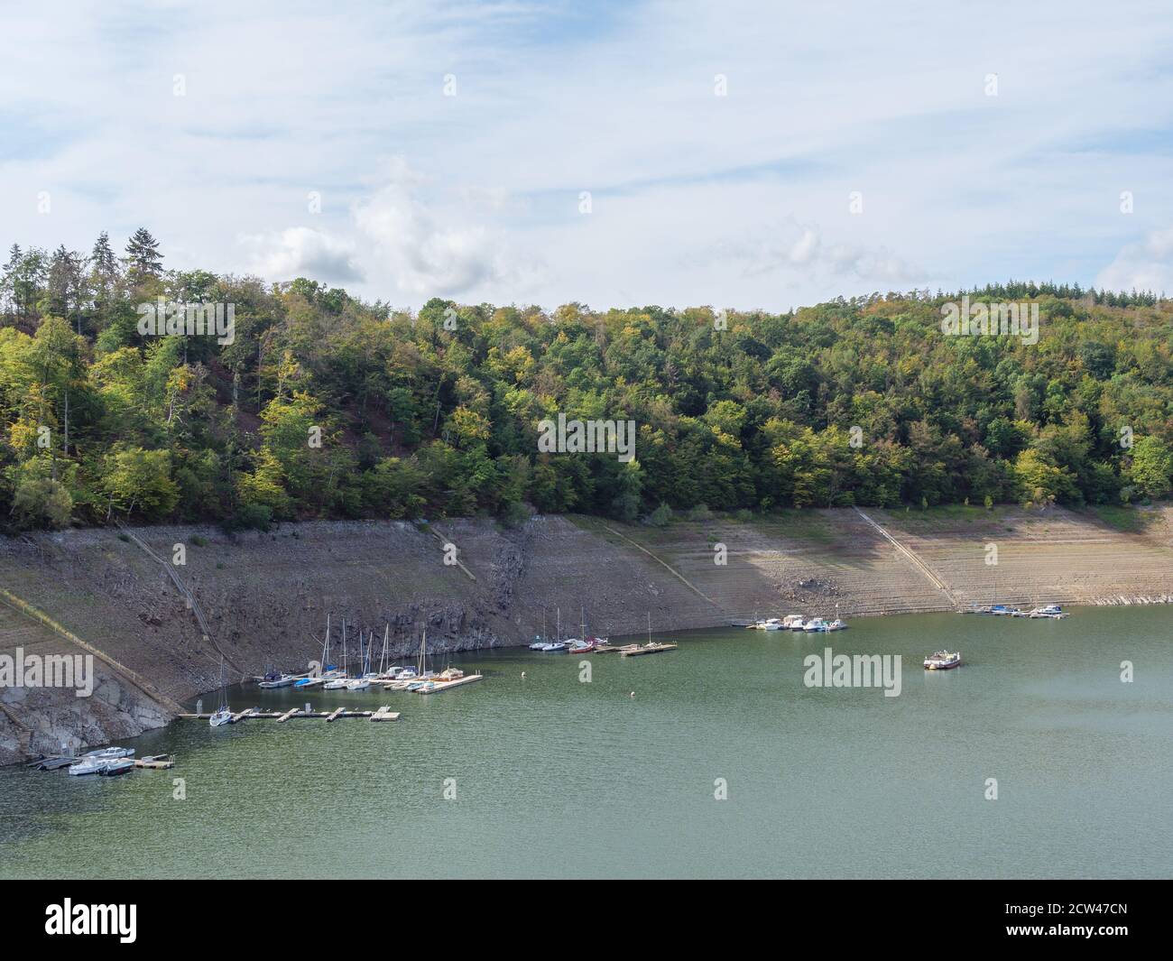 the edersee and the city of waldeck Stock Photo - Alamy
