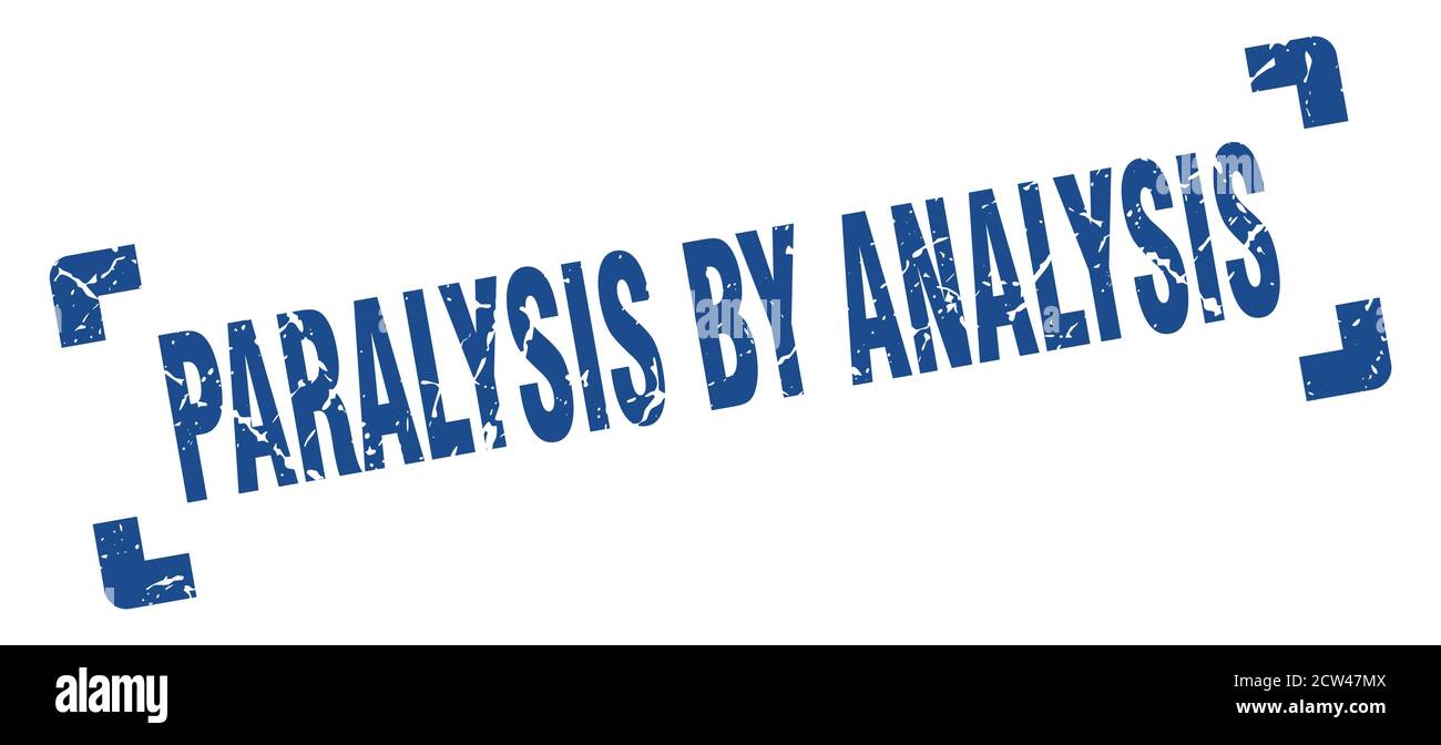 Paralysis by analysis Stock Vector Images - Alamy