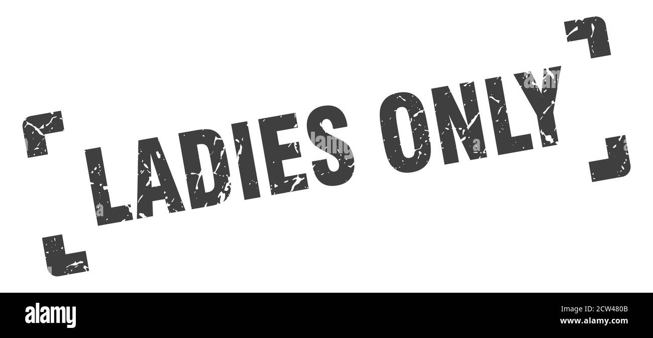 Ladies only stamp hi-res stock photography and images - Alamy