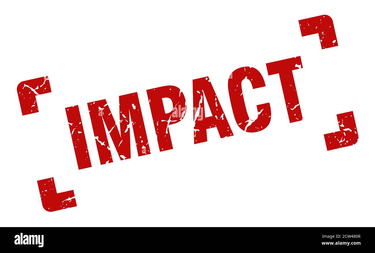 impact stamp. square grunge sign on white background Stock Vector Image & Art - Alamy