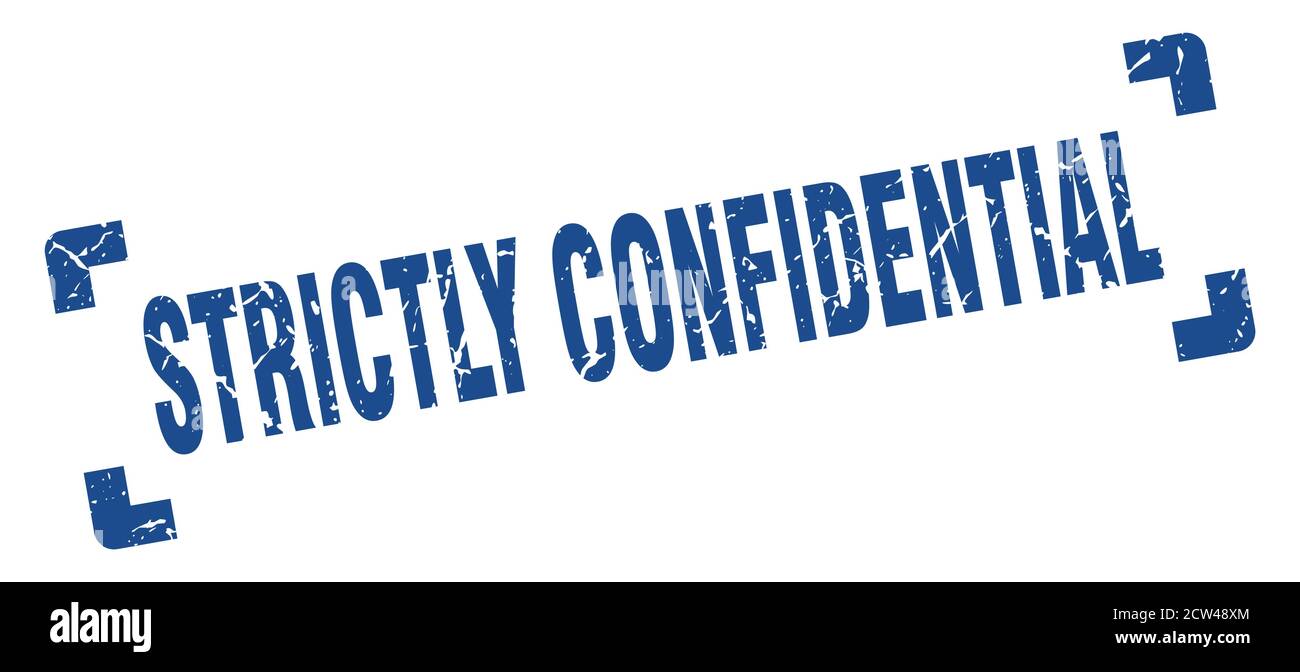 Strictly confidential Cut Out Stock Images & Pictures - Alamy
