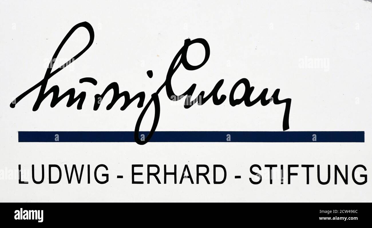 Bonn, Germany. 27th Sep, 2020. The logo of the Ludwig Erhardt ...