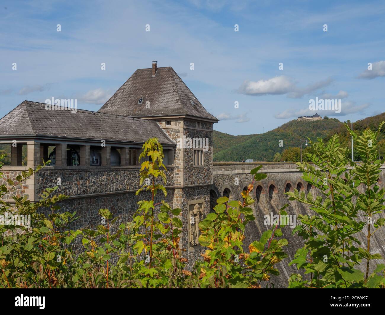 the edersee and the city of waldeck Stock Photo - Alamy