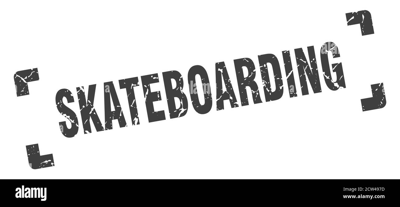 Skateboarding on square Cut Out Stock Images & Pictures - Alamy