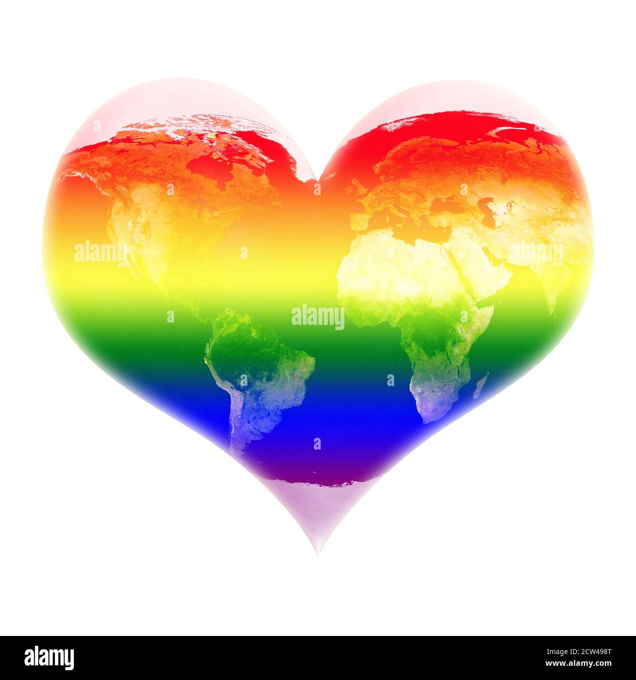 Gay pride flag south africa Cut Out Stock Images & Pictures - Alamy