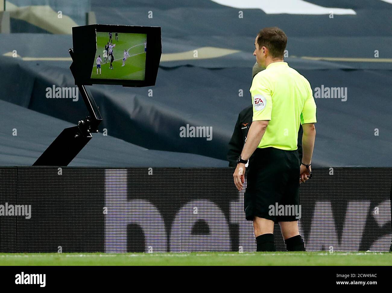 Var pitch side monitor hi-res stock photography and images - Alamy