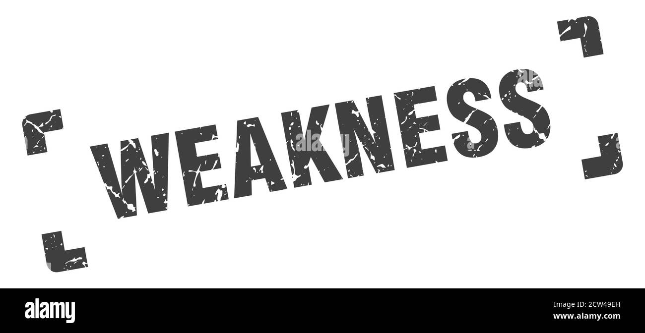 Weakness stamp Stock Vector Images - Alamy