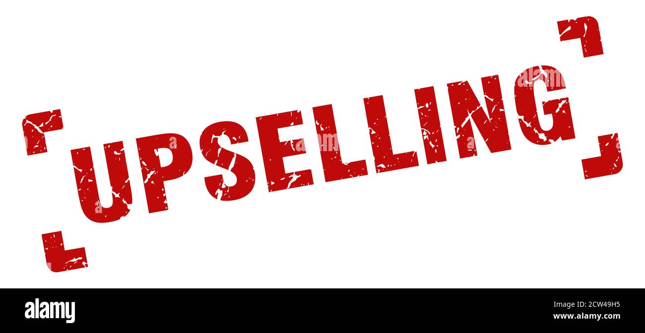 upselling stamp. square grunge sign on white background Stock Vector Image & Art - Alamy