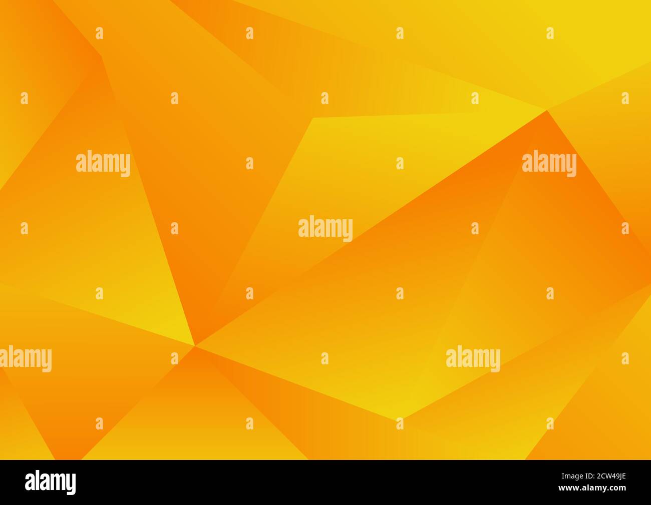 Abstract yellow geometric low polygon background and texture. Vector ...