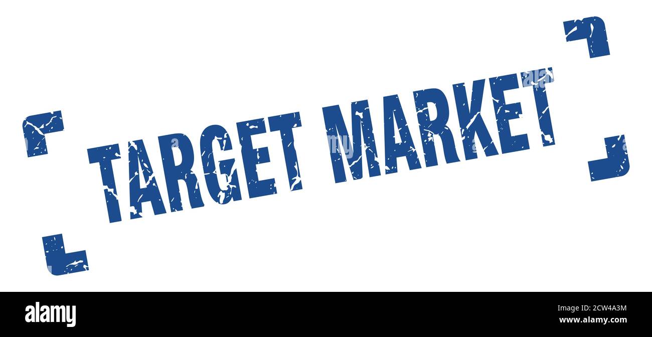 target market stamp. square grunge sign on white background Stock Vector Image & Art - Alamy