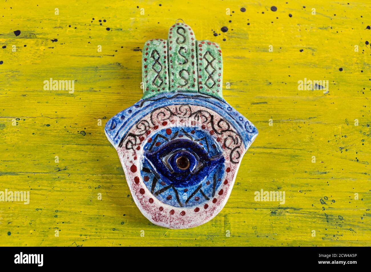 Fatima hand against the evil eye Stock Photo - Alamy