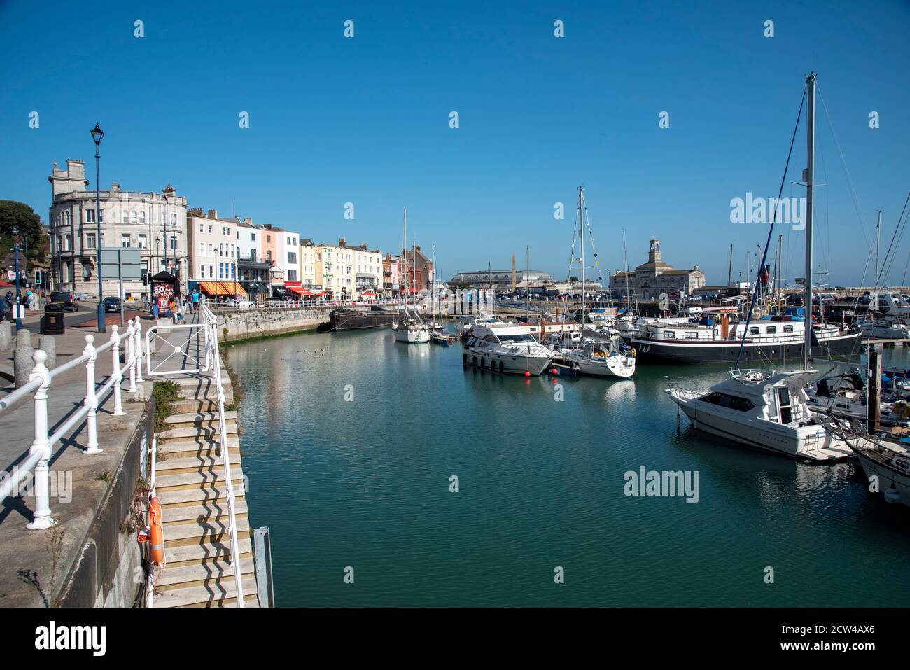 Ramsgate, Kent, England, UK. 2020. An overview of the yacht marina on ...
