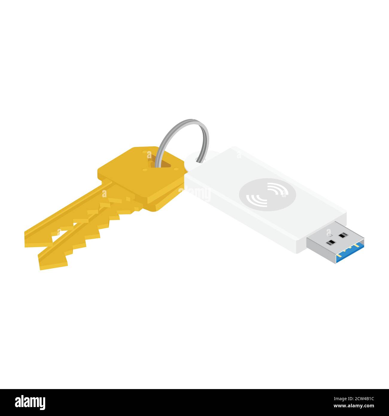 Vector keys usb flash drive hi-res stock photography and images - Alamy