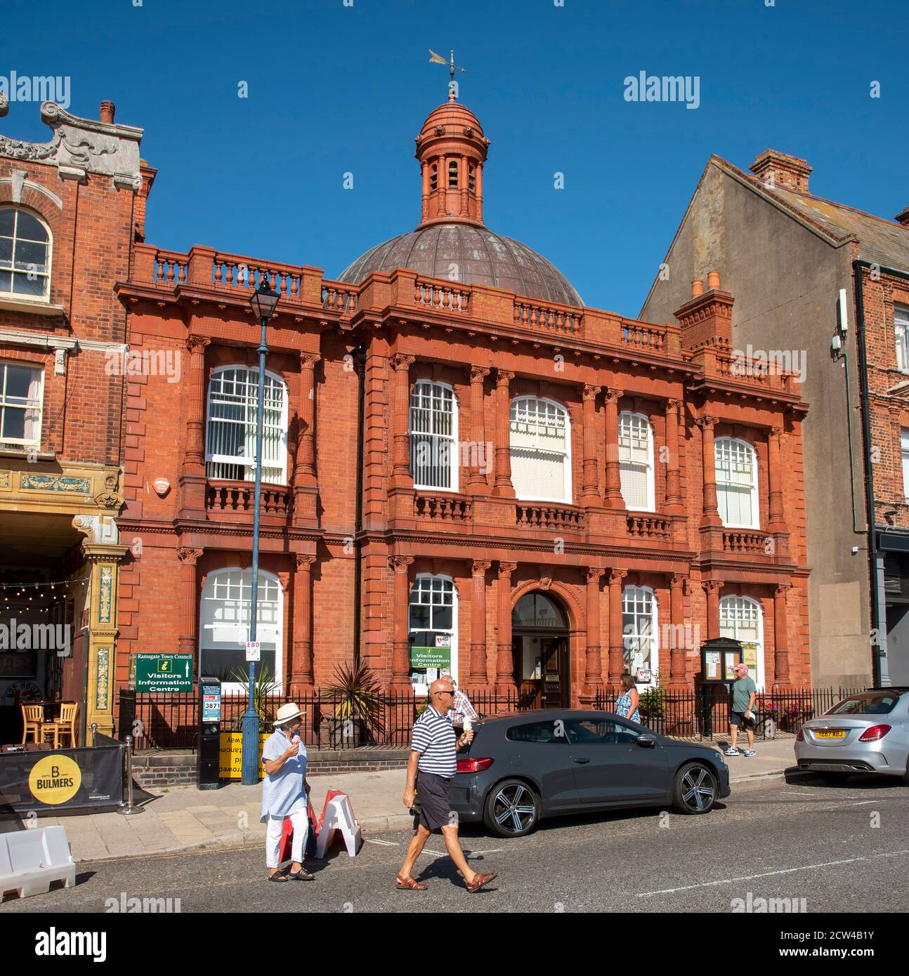 Ramsgate, Kent, England, UK. 2020. Old buildings on the Ramsgate ...
