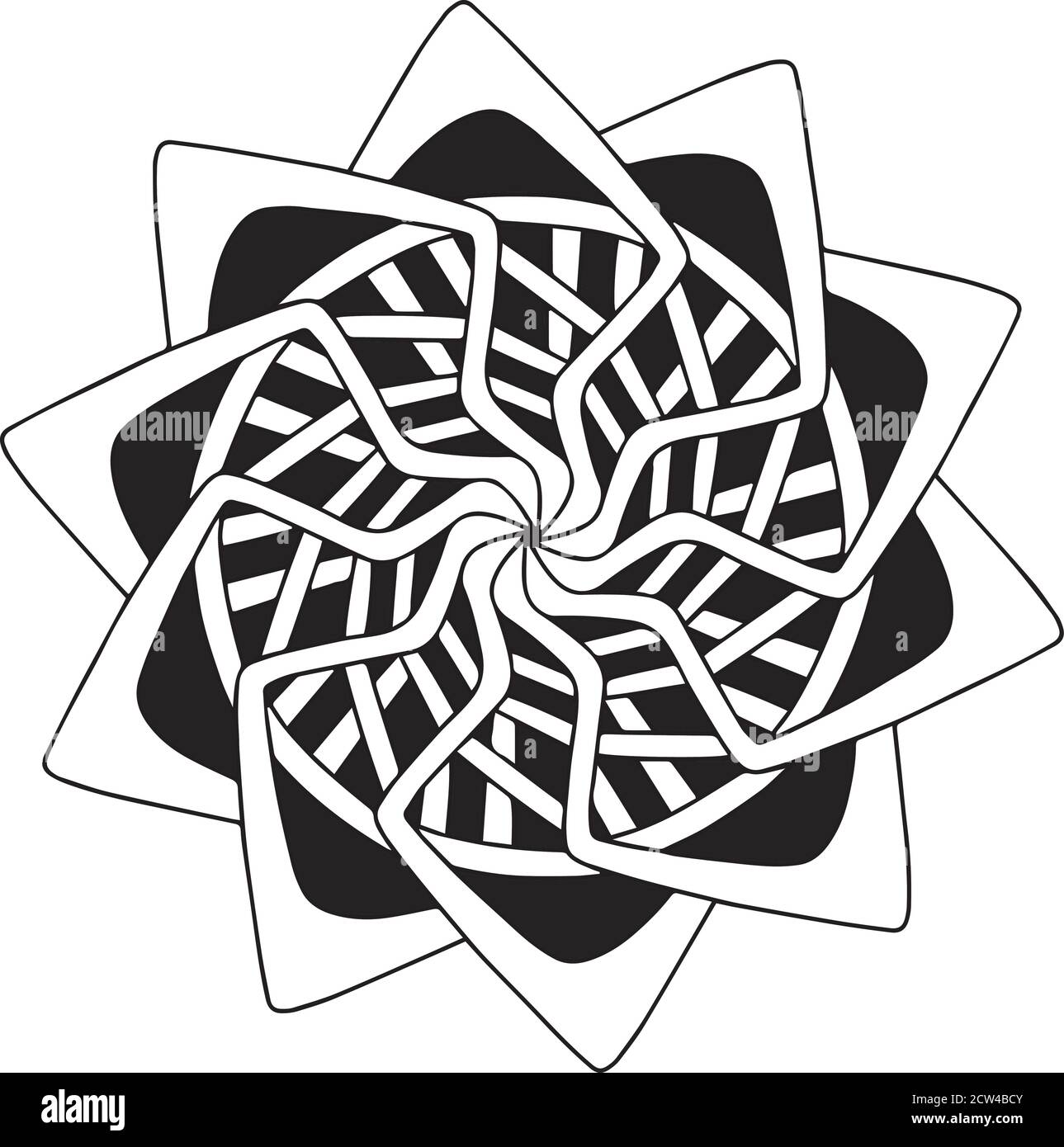 vector modern mandala. original design element Stock Vector Image & Art ...