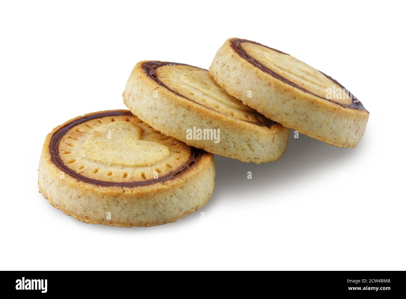 Round chocolate biscuits hi-res stock photography and images - Alamy