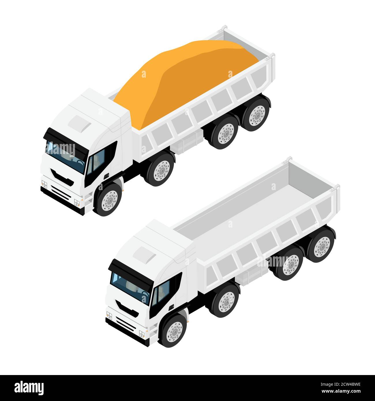 Grit lorry Stock Vector Images - Alamy