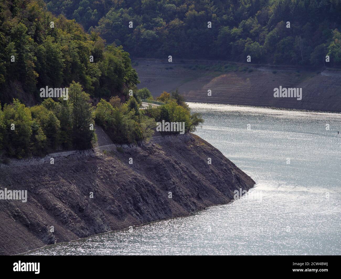 the edersee and the city of waldeck Stock Photo - Alamy