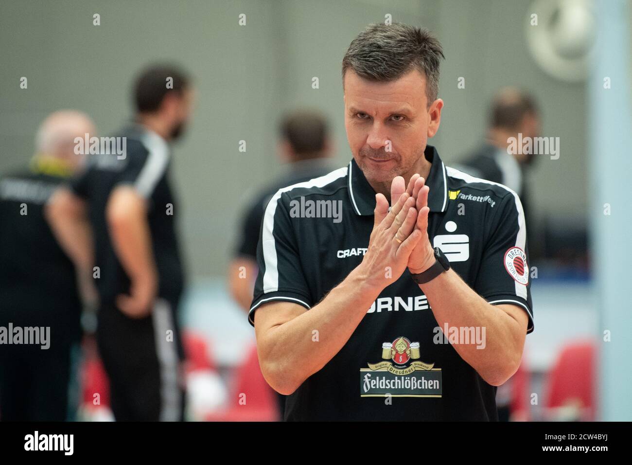 Dresden, Germany. 27th Sep, 2020. Volleyball, women: Supercup, Dresdner ...