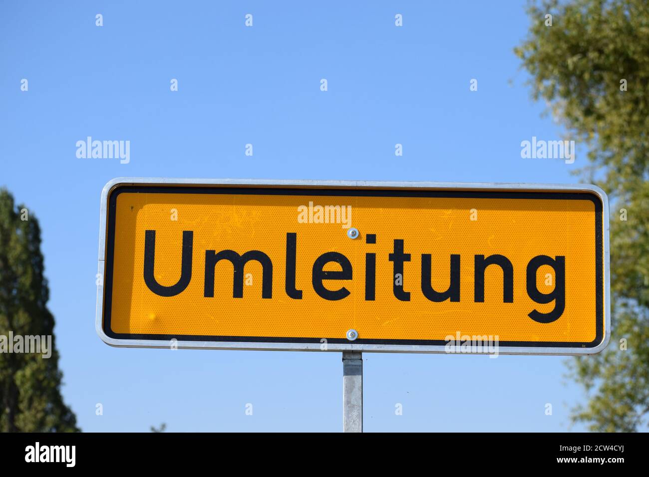 Umleitung schild hi-res stock photography and images - Alamy