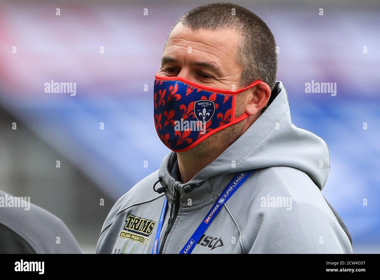 Chris Chester head coach of Wakefield Trinity arrives in St Helens ...