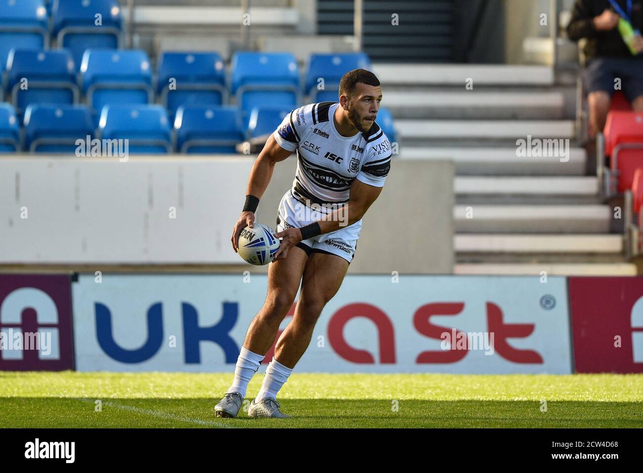 Carlos Tuimavave (3) of Hull FC during the warm up Stock Photo - Alamy