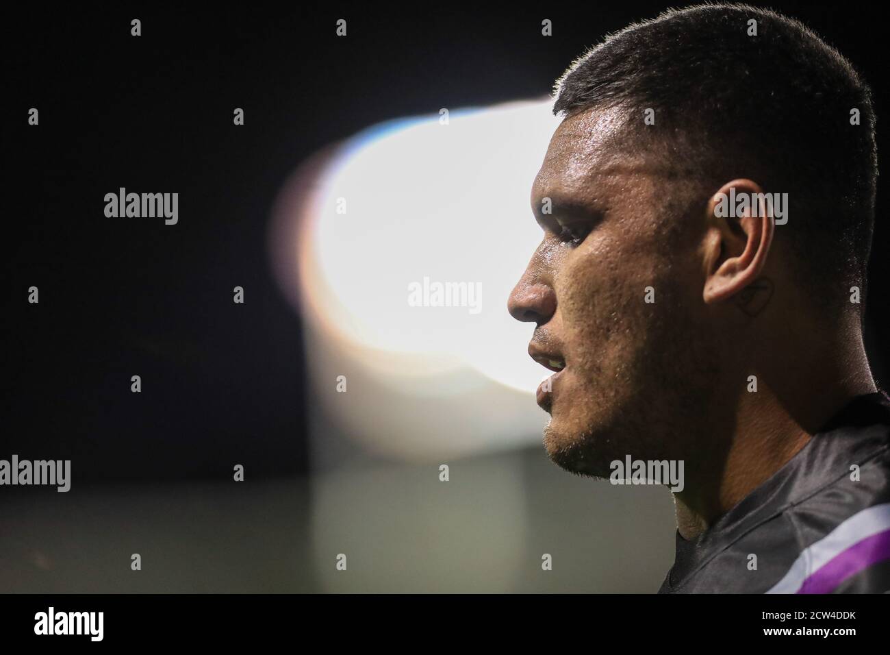 Adam Tangata (18) of Wakefield Trinity during the game Stock Photo - Alamy