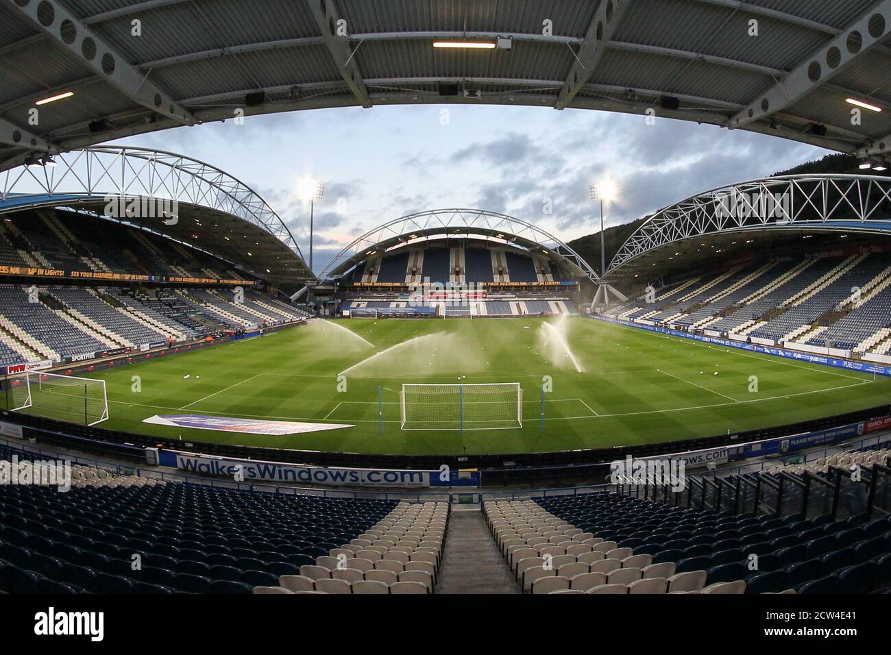 General stadium view of John Smith’s Stadium, Huddersfield prior to the ...