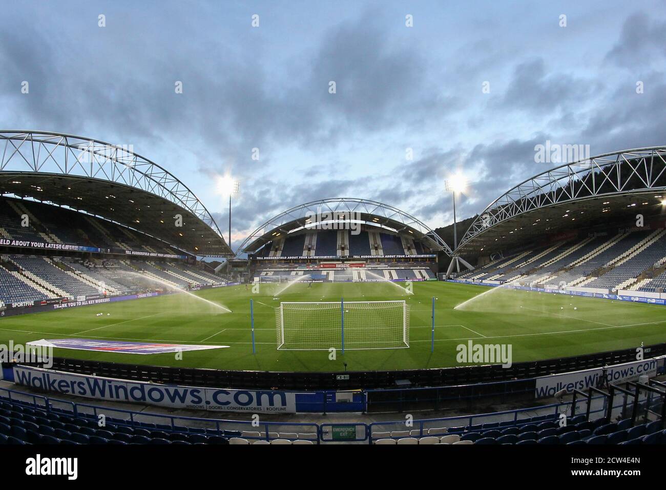 General stadium view of John Smith’s Stadium, Huddersfield prior to the ...