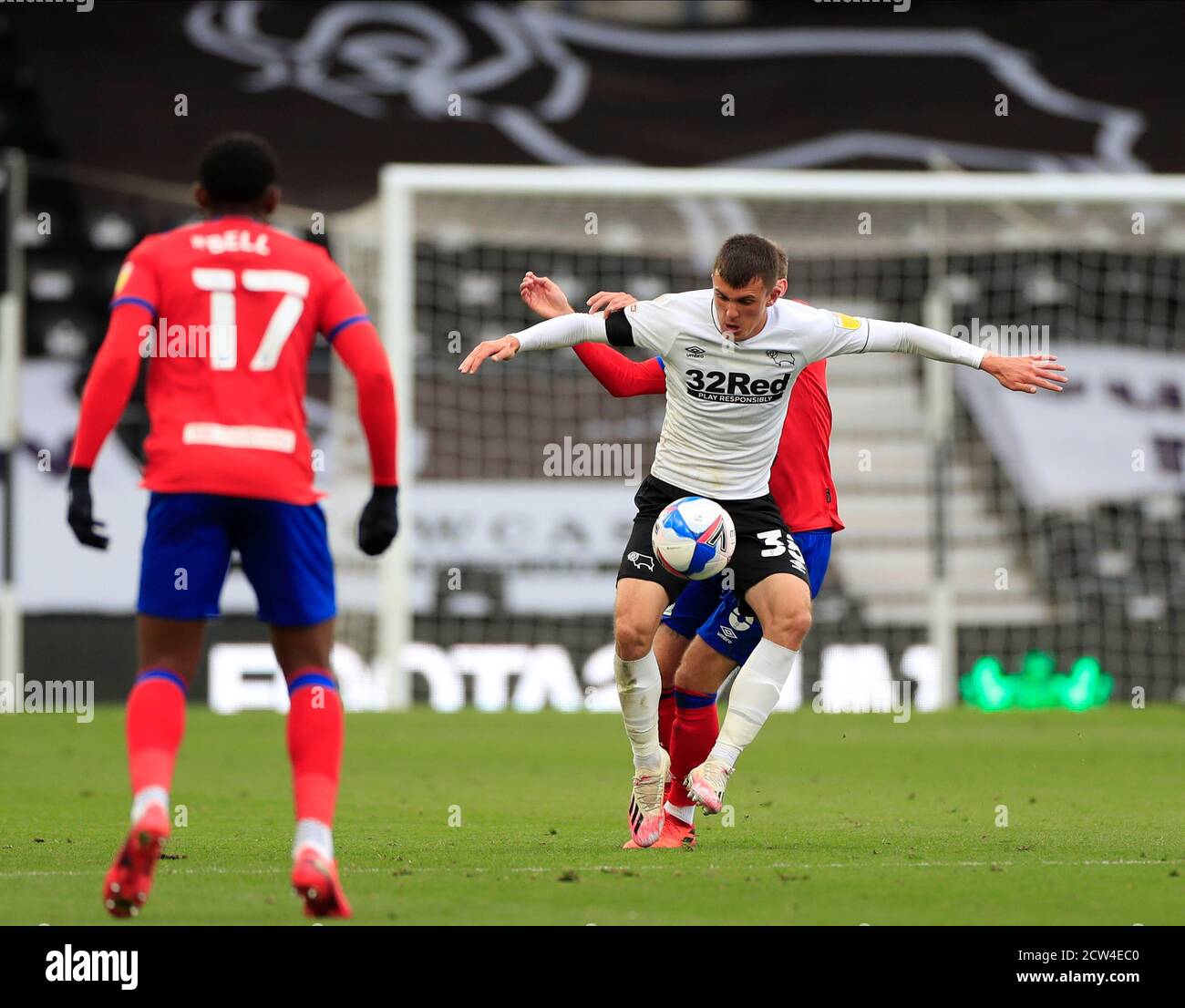 Jason Knight (38) of Derby County controls the ball Stock Photo - Alamy