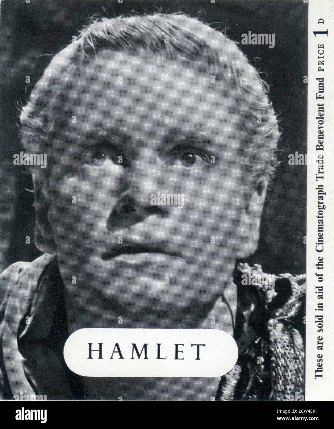 Front Cover of British small leaflet programme with Cast and Credits ...