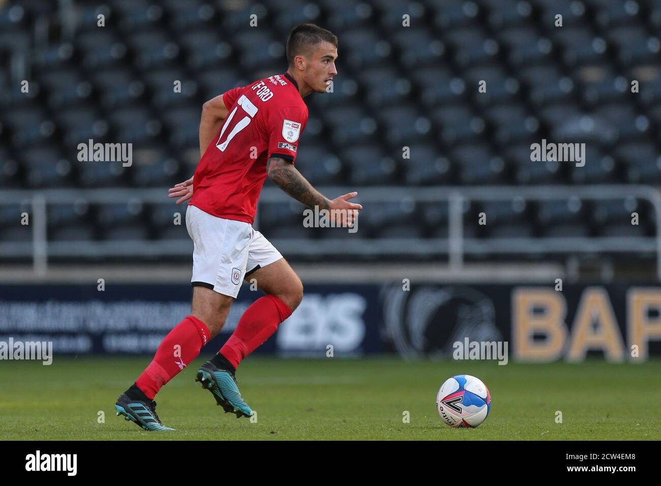 Luke Offord (17) of Crewe Alexandra match image Stock Photo - Alamy