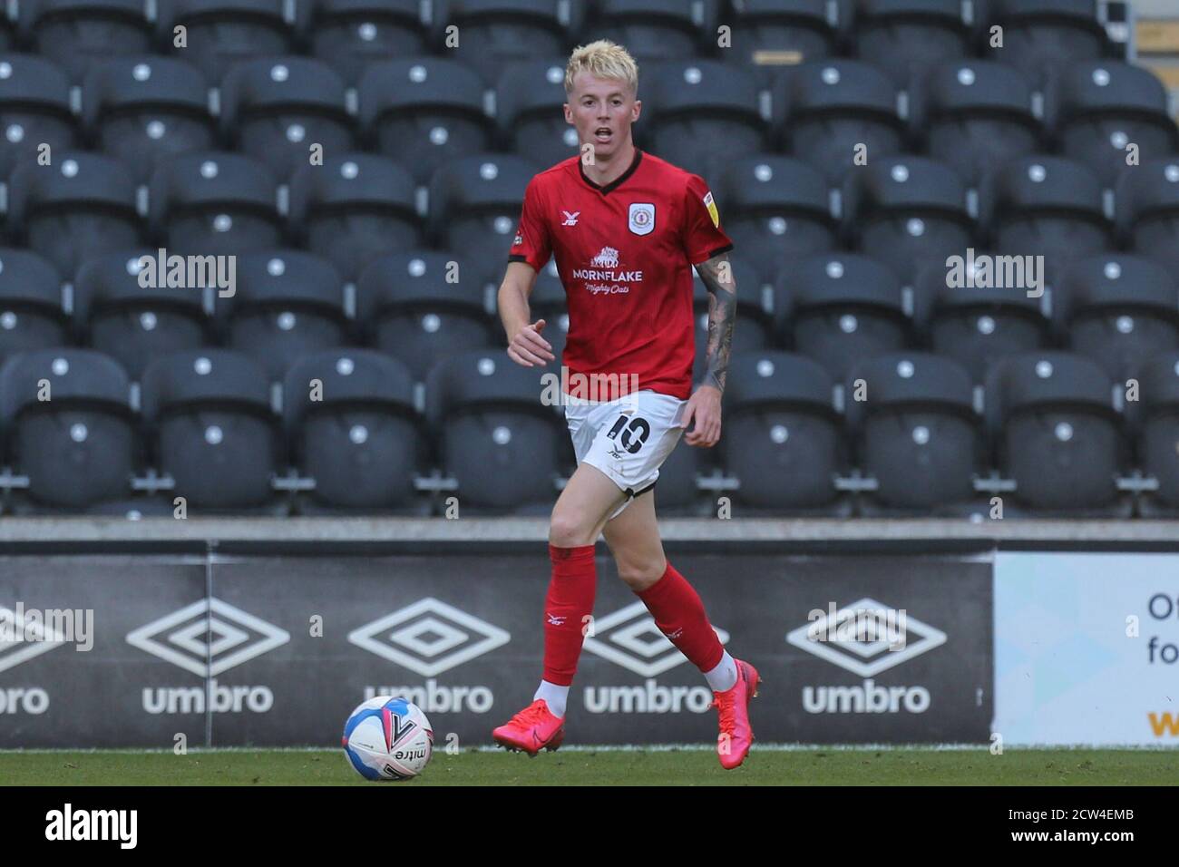Charlie Kirk (10) of Crewe Alexandra match image Stock Photo - Alamy