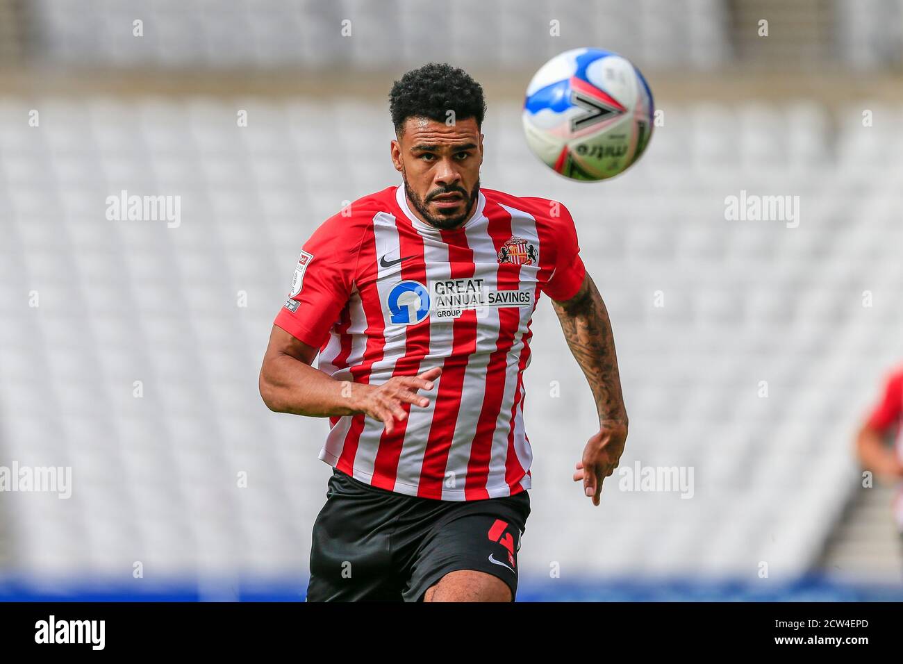 Jordan Willis (4) of Sunderland in action Stock Photo - Alamy