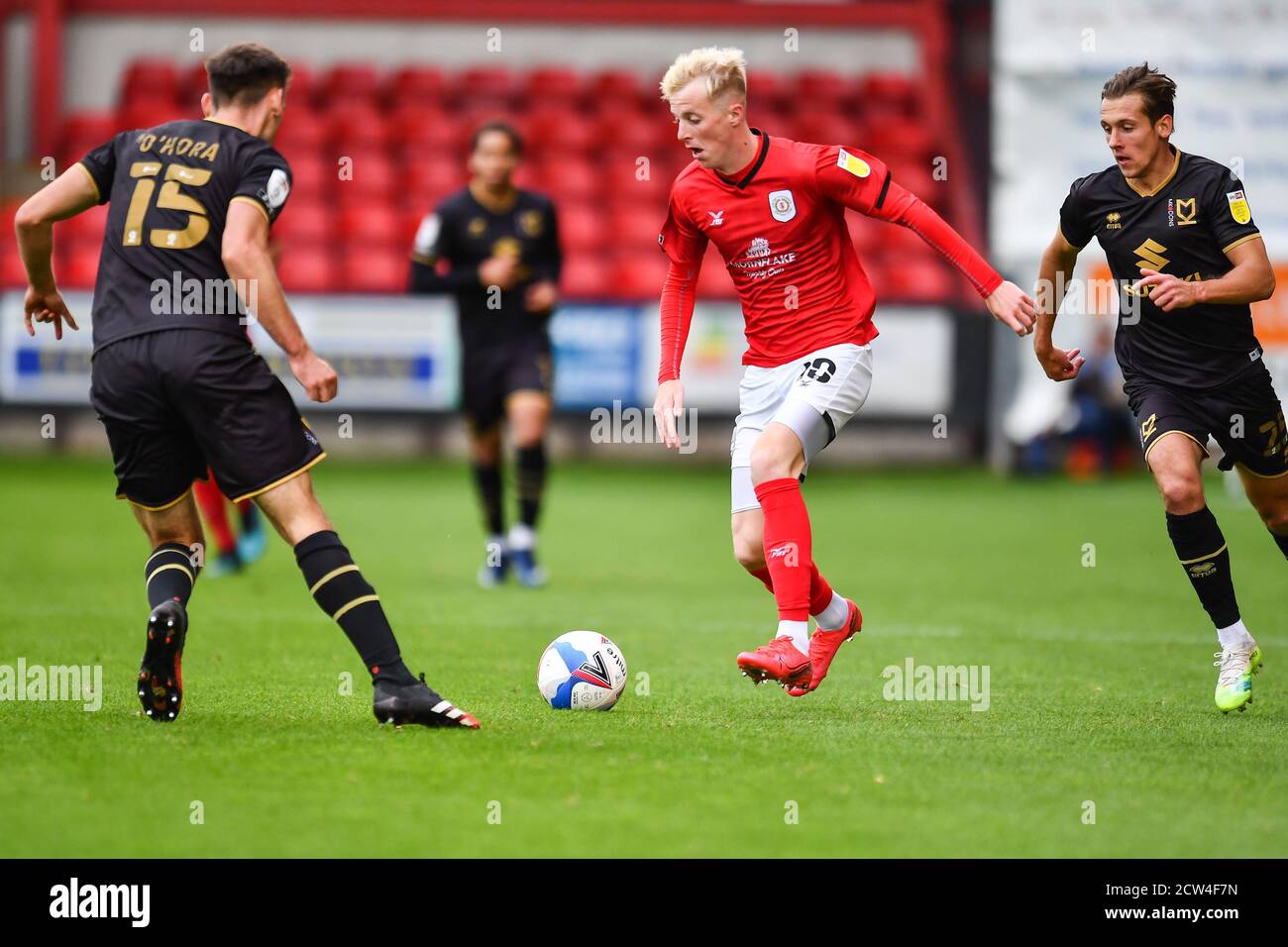 Charlie Kirk (10) of Crewe Alexandra in action Stock Photo - Alamy