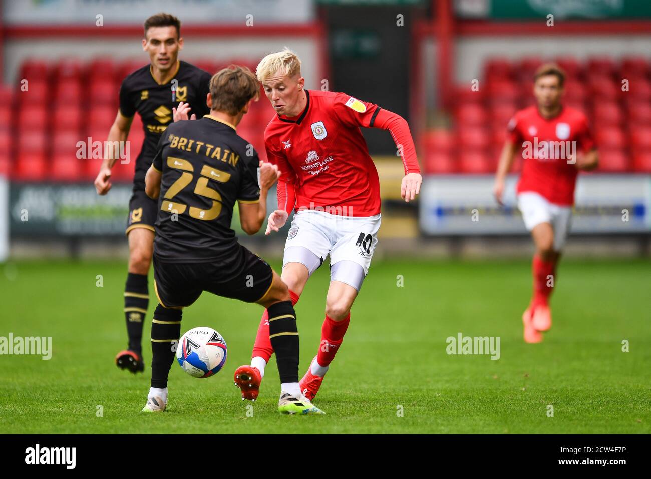 Charlie Kirk (10) of Crewe Alexandra in action Stock Photo - Alamy