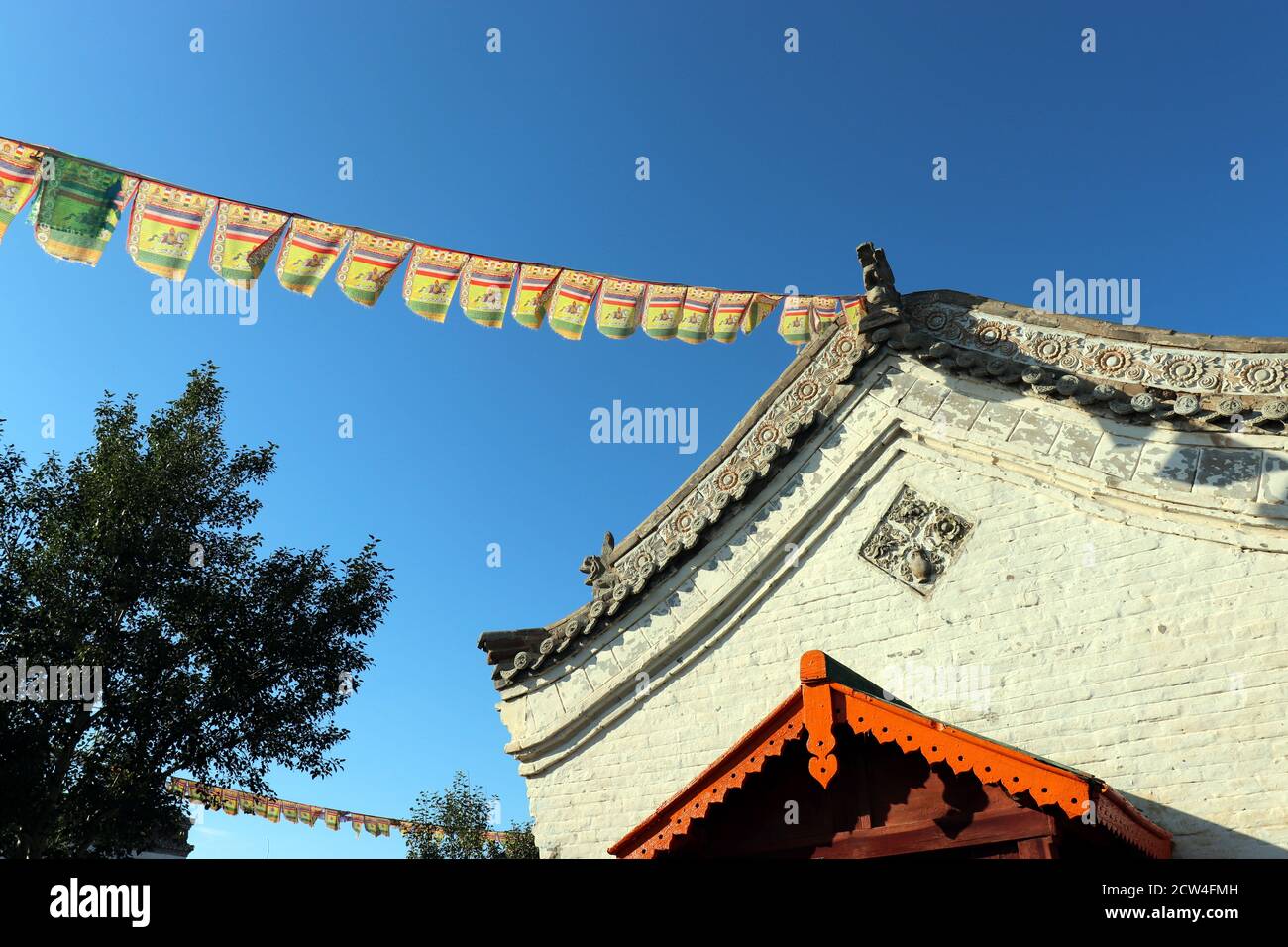 Buddhist Temple at Karakorum Monastery Mongolia Stock Photo - Alamy