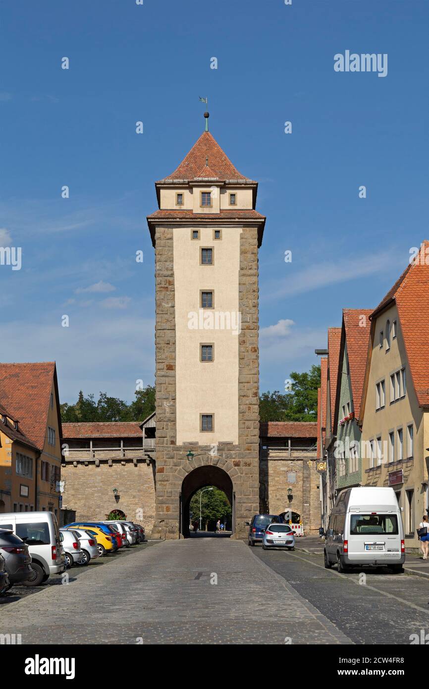 Galgentor (Gallows´ gate), parapet walk, town wall, old town ...