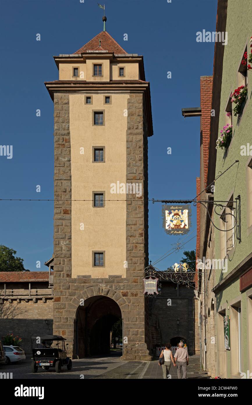Galgentor (Gallows´ gate), parapet walk, town wall, old town ...