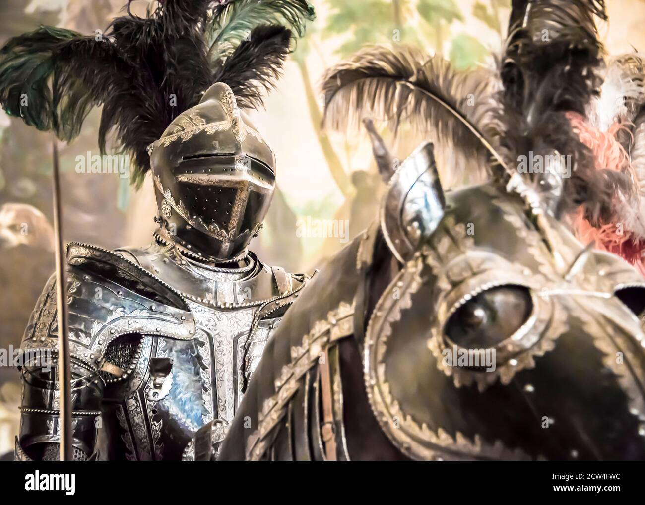 Medieval Knight St Petersburg Russia High Resolution Stock Photography ...